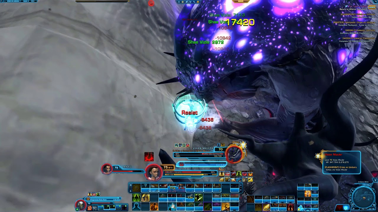 Swtor Umbara Master mode solo (Onslaught; Operative) - YouTube