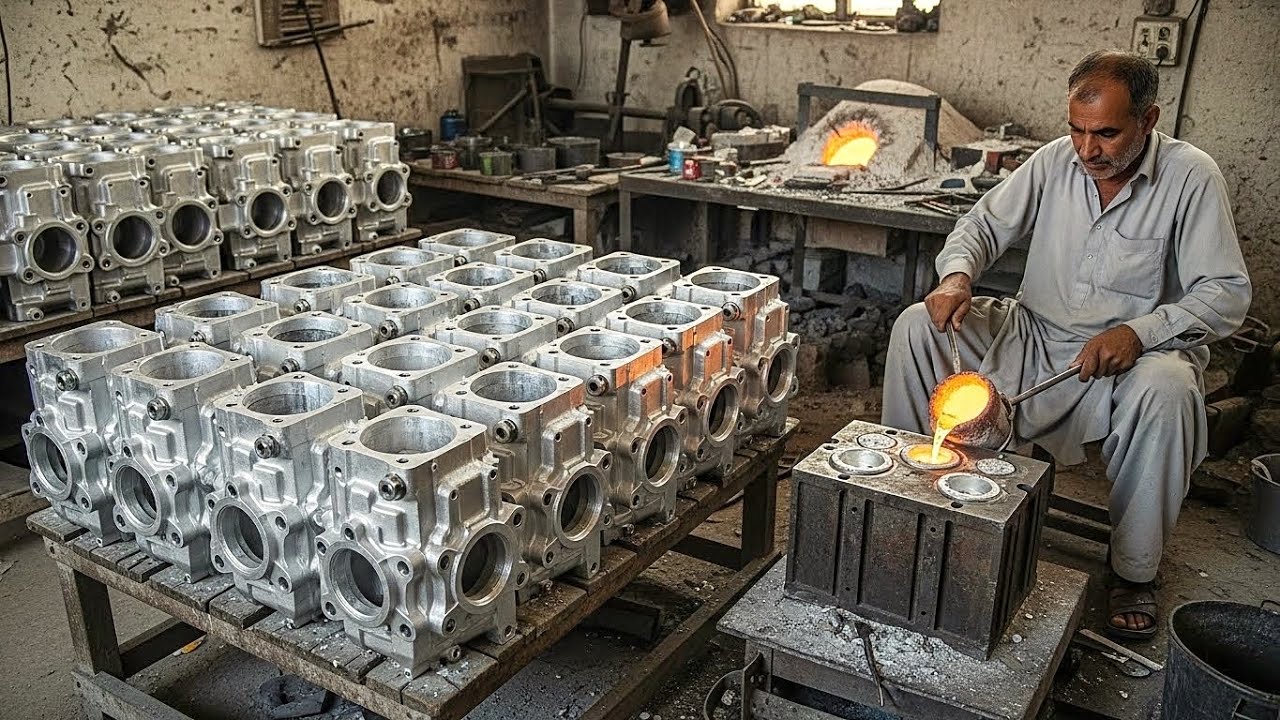 Inside a Real Foundry: Making Tractor Hydraulic Pumps from Scratch ...