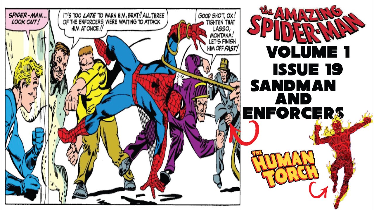 Sandman And Enforcers Battles Amazing Spider-Man Volume 1 Issue 19 ...