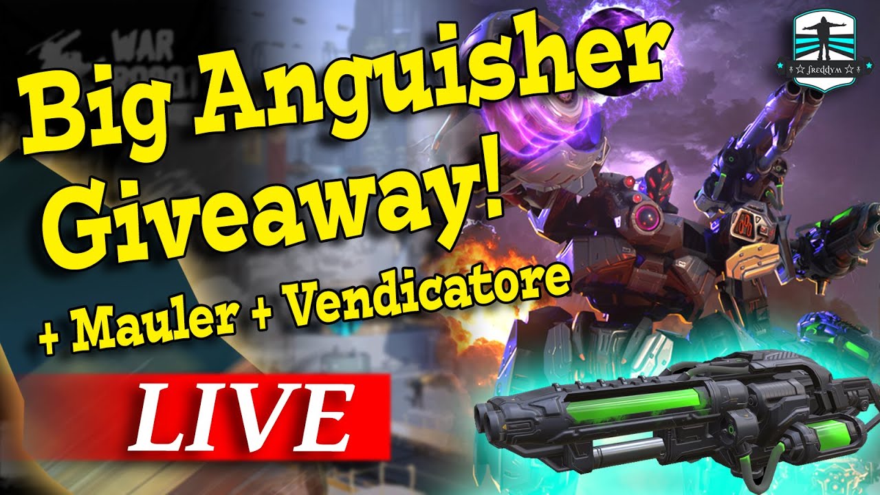 War Robots BIG ANGUISHER GIVEAWAY + Vendicatore + Mauler - YouTube