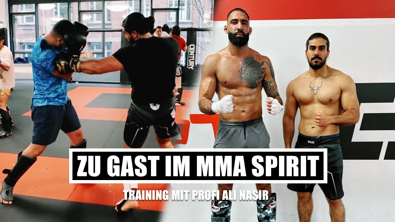 ZU GAST IM MMA SPIRIT - Training mit Profi Ali Nasir - YouTube