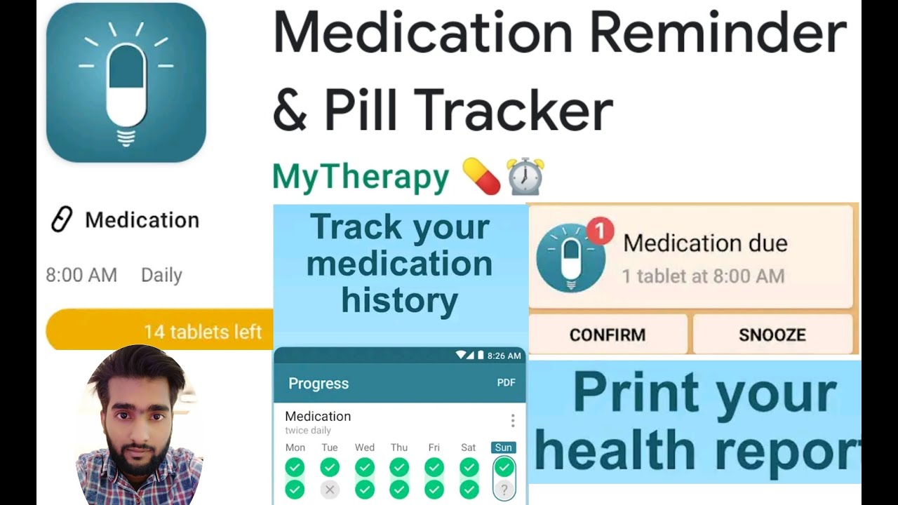 MEDICATION REMINDER AND PILL TRACKER APP - YouTube