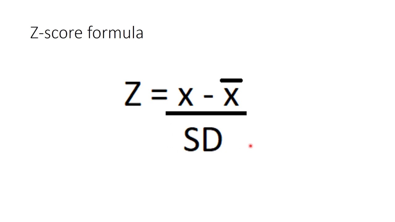 Tutoring Video-Zscore - YouTube