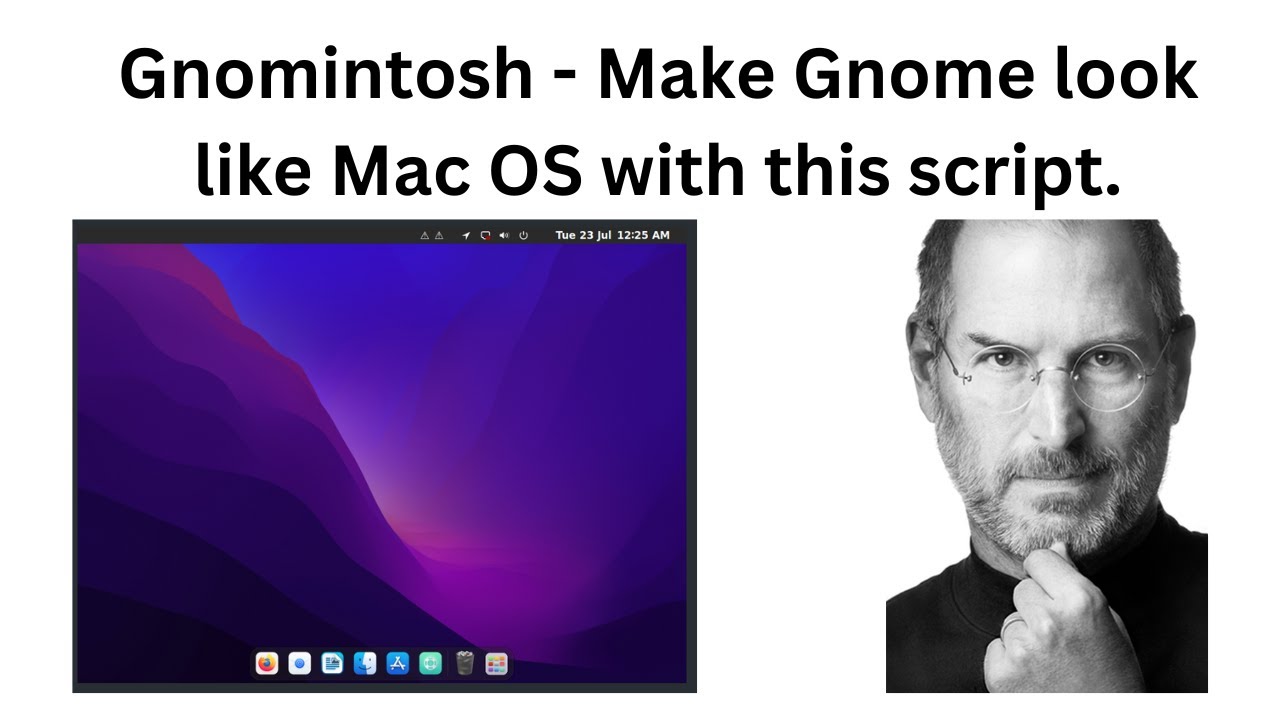 Gnomintosh - Make Gnome look like Mac OS with this script. - YouTube