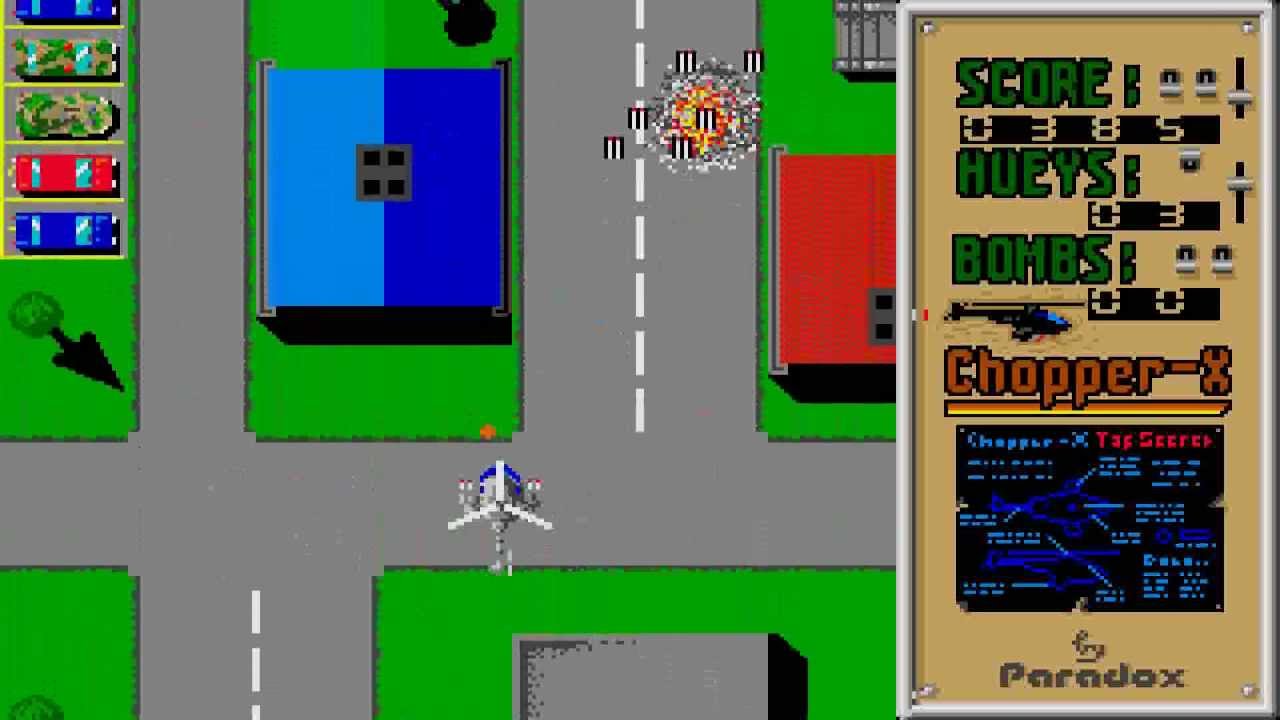 ATARI ST CHOPPER X ~ WAR HELI CLONE From Automation LSD WAS NOT WAS ...