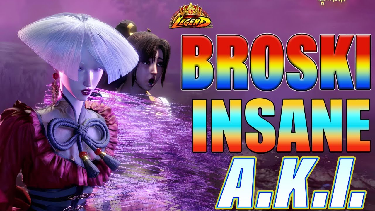 Street Fighter 6 🔥 Broski World Best A.K.I Max Damaged Combos Master 🔥 ...