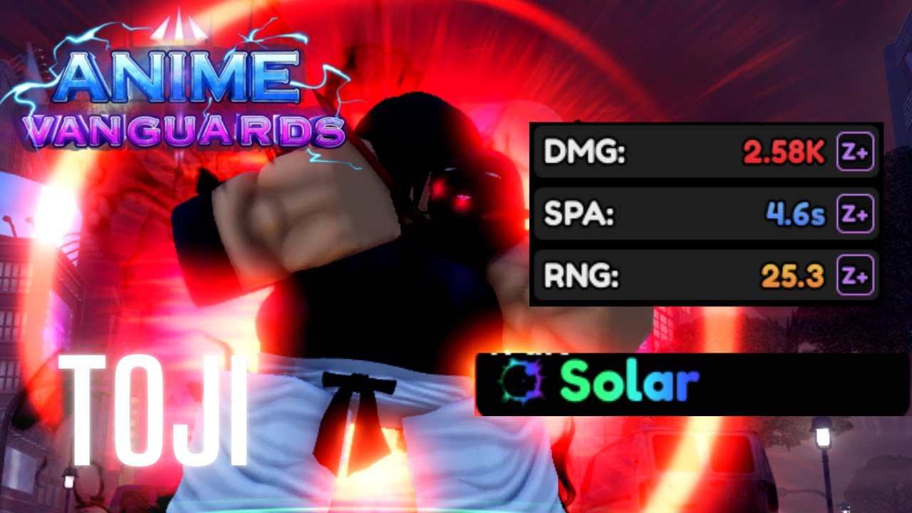 (EVOLVED TOJI SHOWCASE) INSANE UNIT??!!! - Roblox Anime Vanguards - YouTube