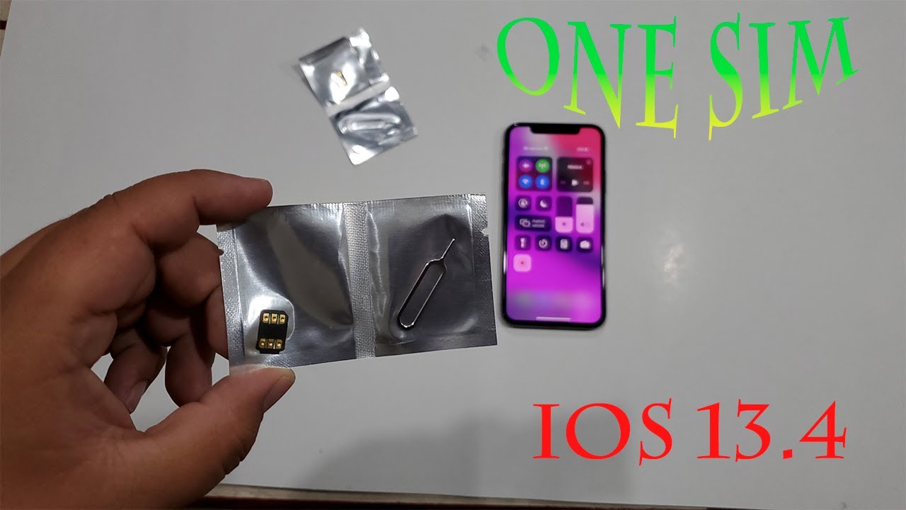 ONE SIM funcionando en 2020 con ICCID en ios 13.4 - YouTube