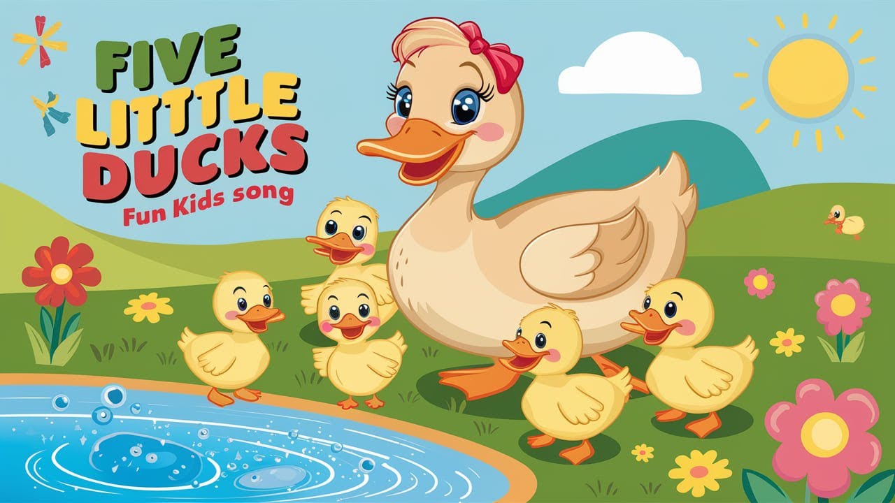 Five Little Ducks - Fun and Educational Kids Song with Animated Video - YouTube