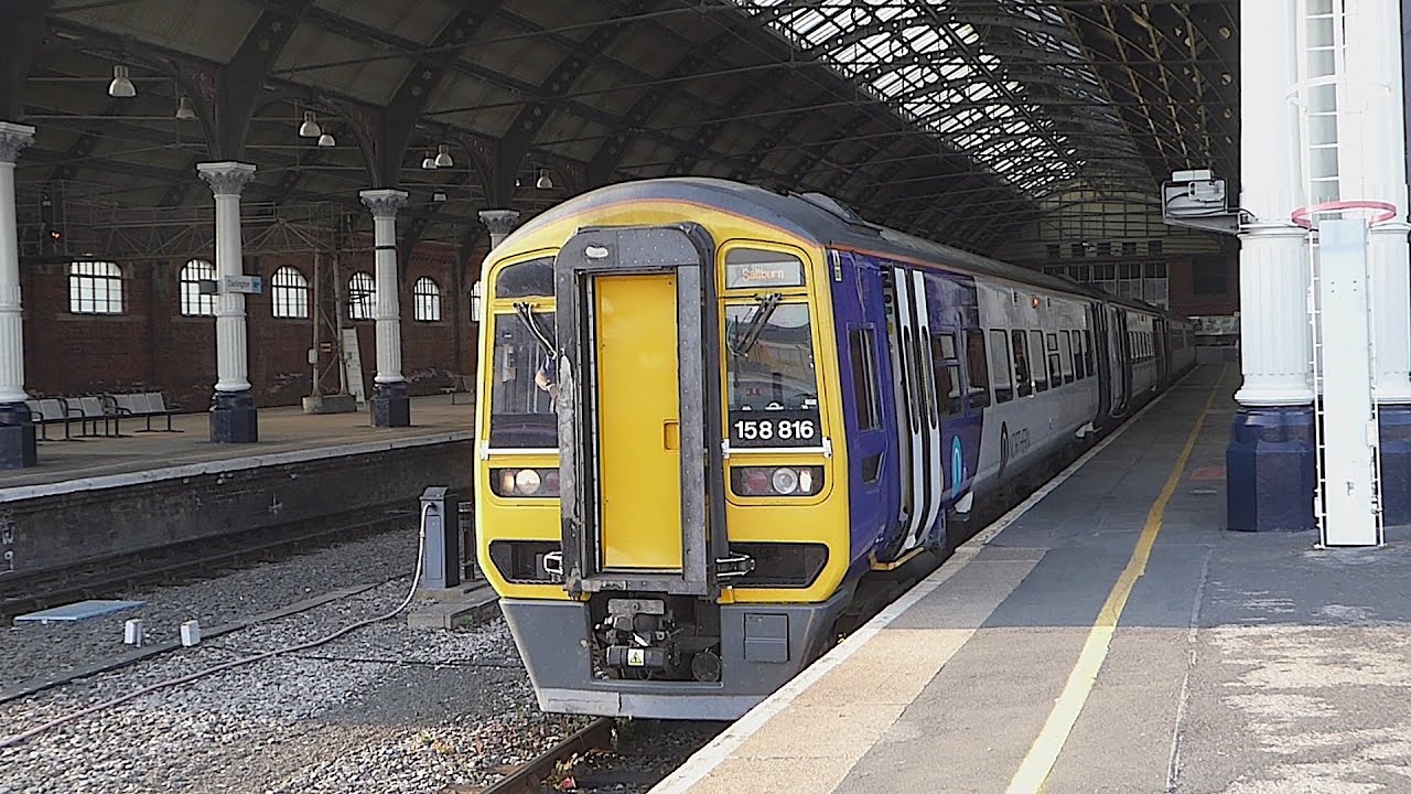 Northern Class 158 leaves Darlington (3/8/21) - YouTube