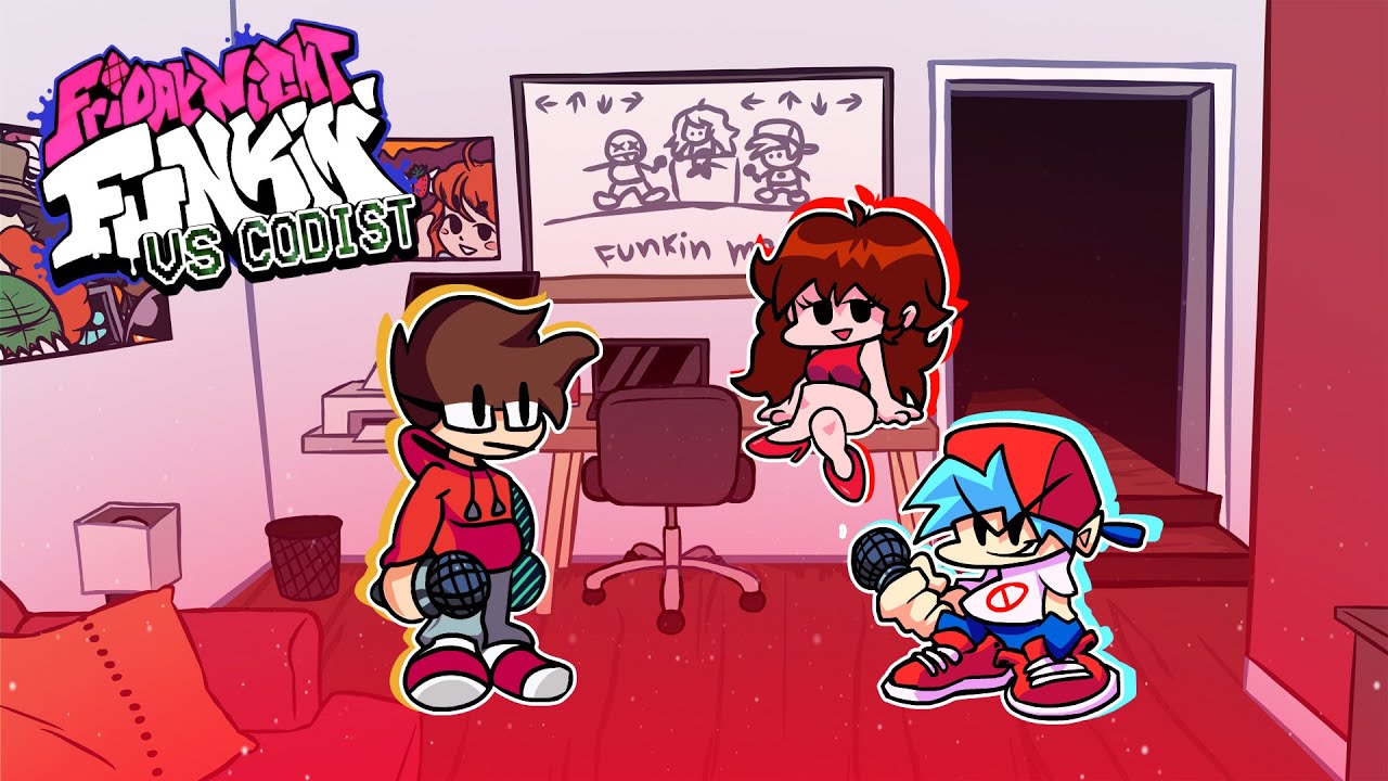 FNF VS. Codist FULL WEEK (Erect difficulty) | Friday Night Funkin' Mod ...