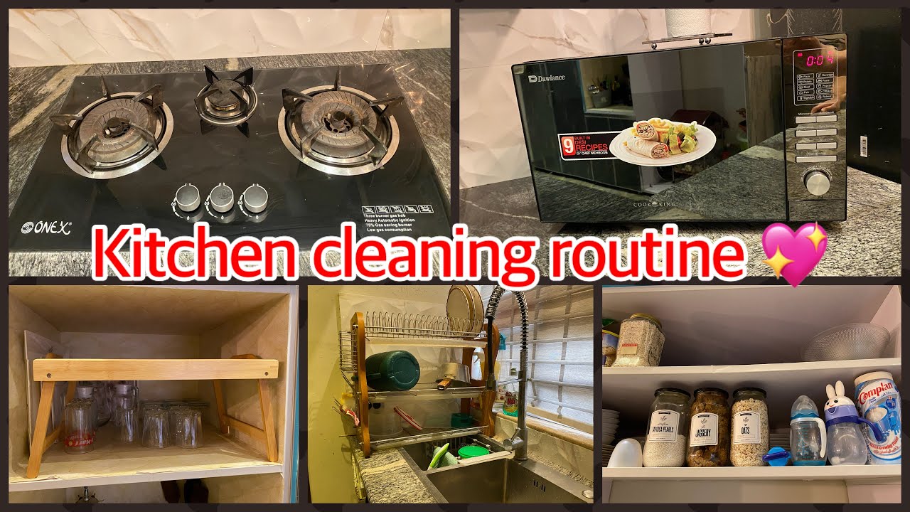 Cleaning My Messy Kitchen🧽| Kitchen Cleaning 🧼 Video 💓 - YouTube