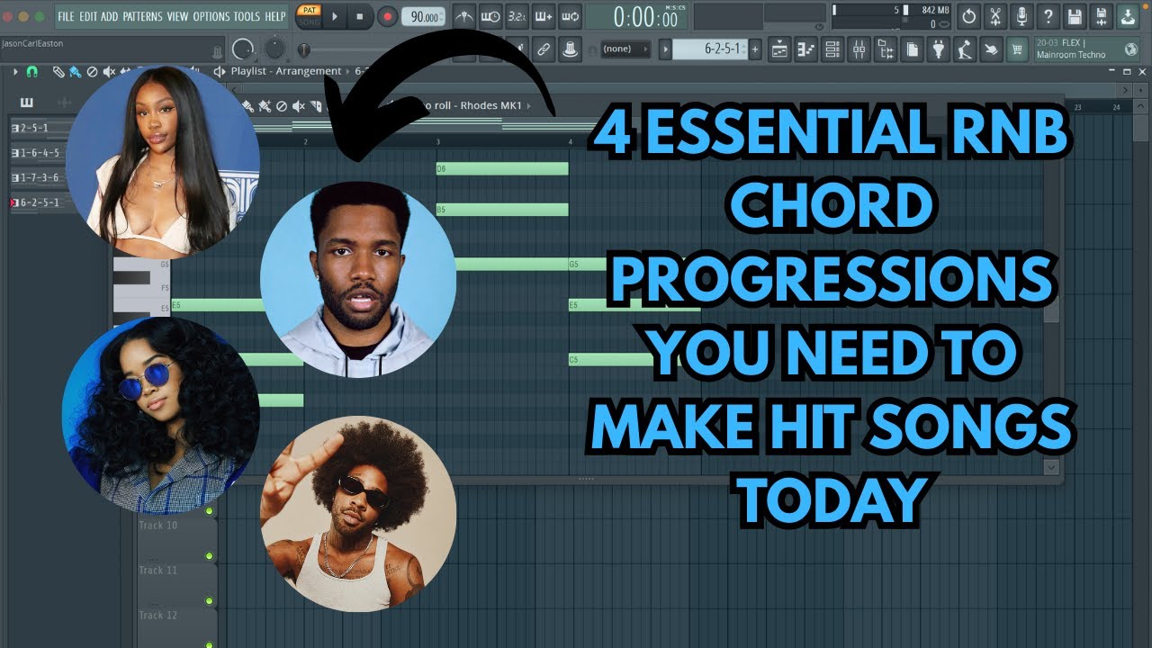 4 Essential RNB Chord Progressions YOU NEED to make hit songs using FL ...