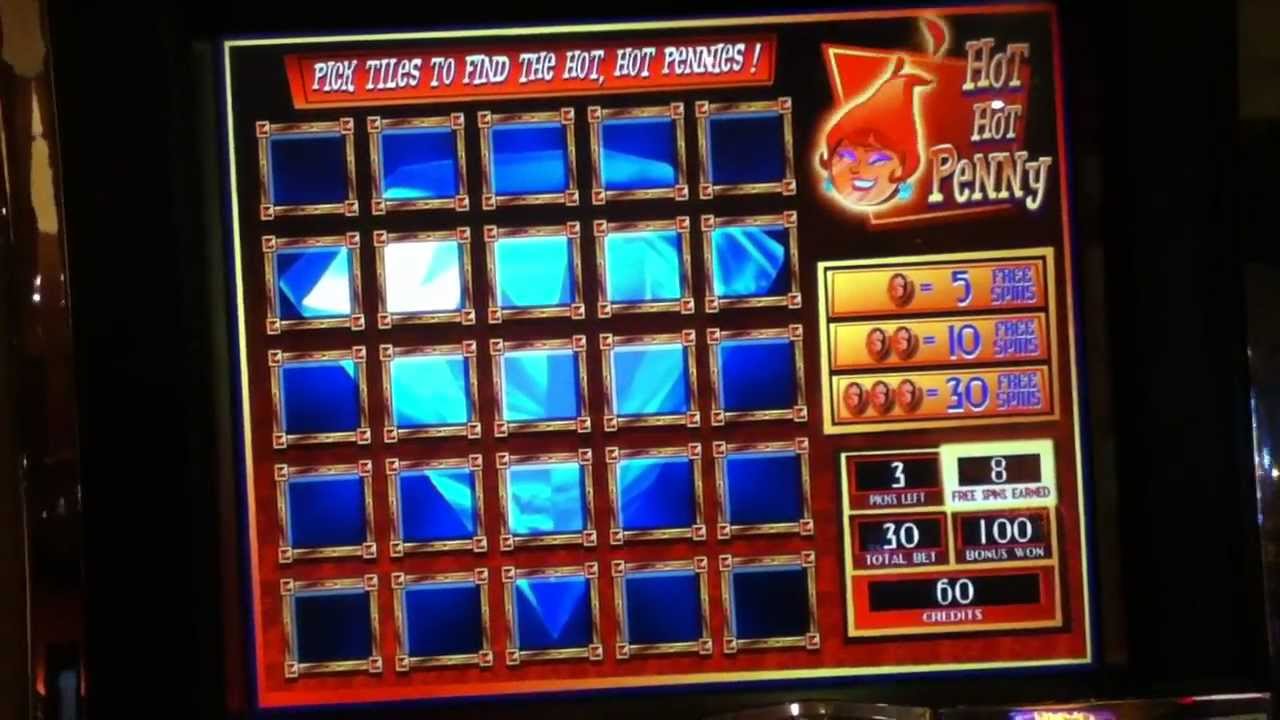 HOT HOT PENNY GEM HUNTER Penny Video Slot Machine with BONUS Las Vegas ...