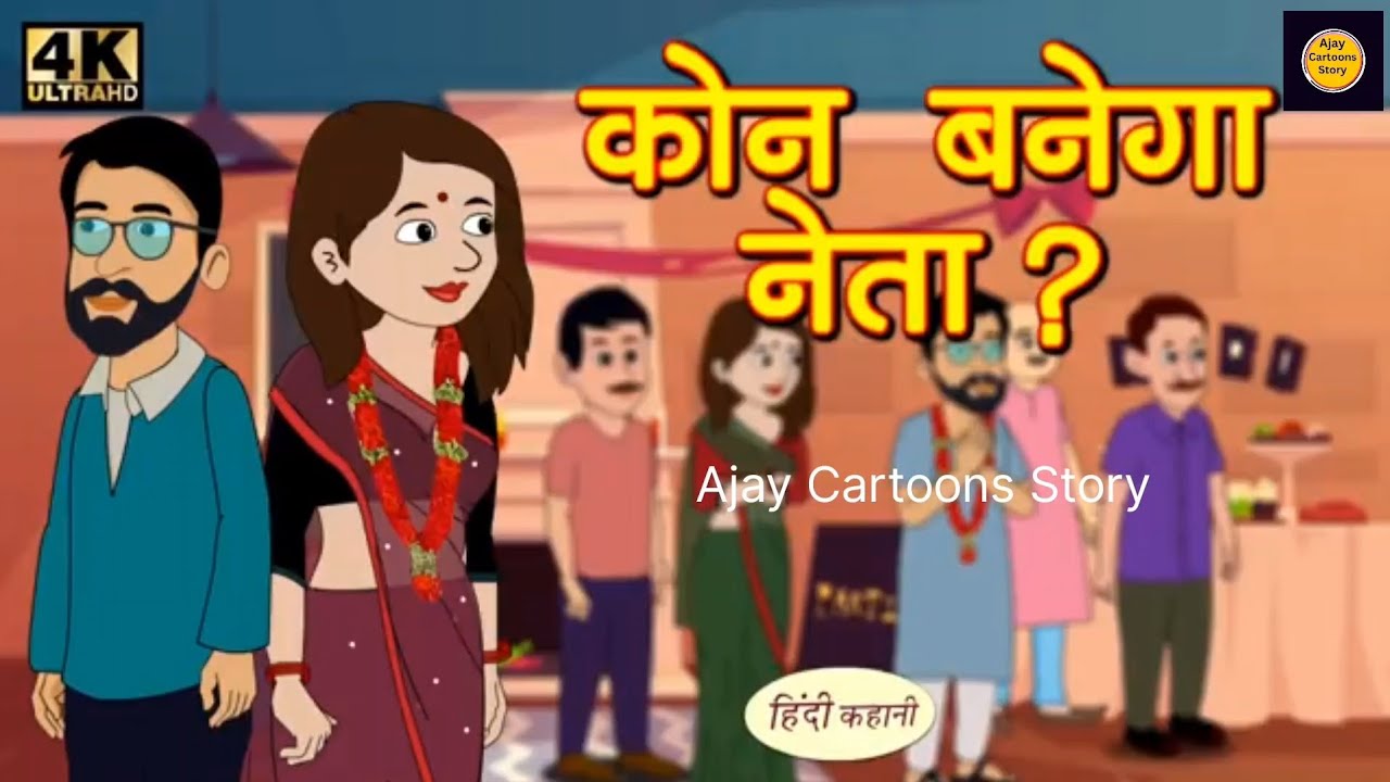 कौन बनेगा नेता | koun Banega Neta | Ajay Cartoons Story | New Cartoon ...
