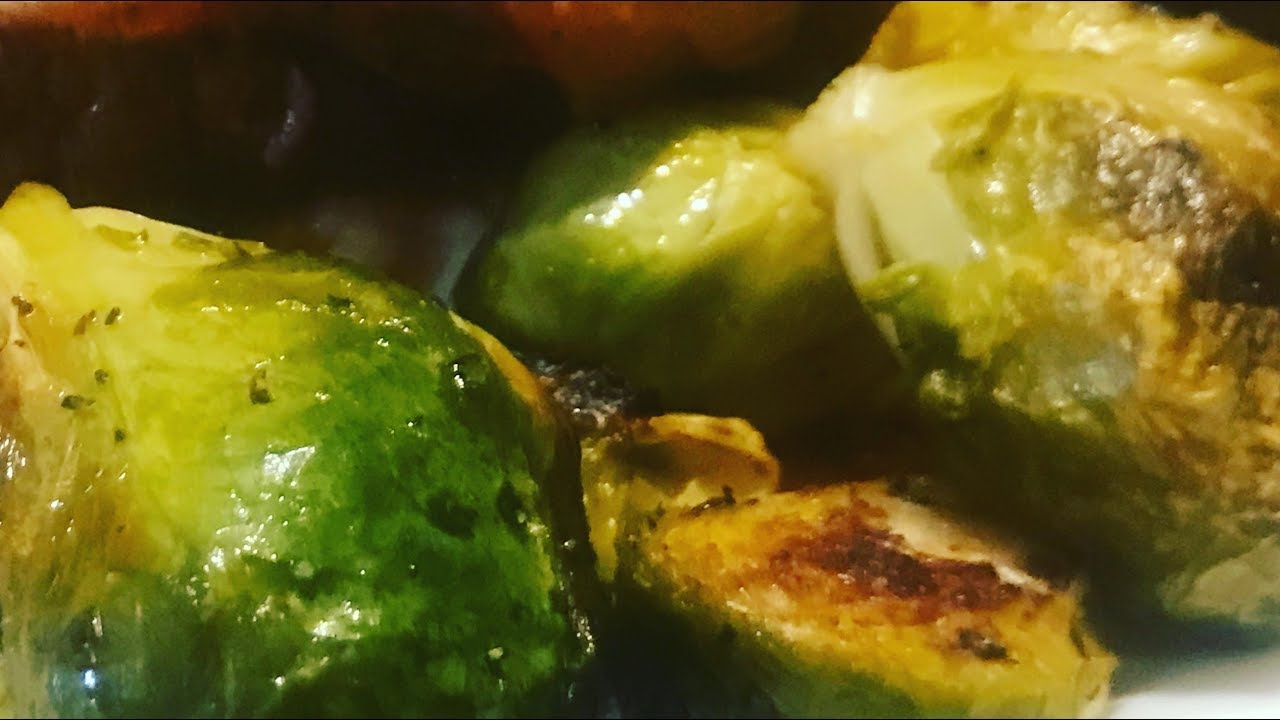 Roasting Fresh Brussel Sprouts In The Oven - YouTube