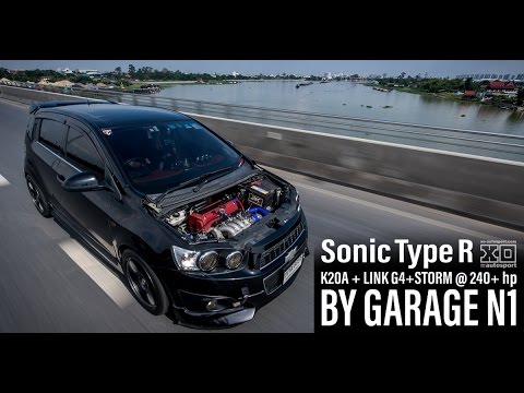 SONIC TYPE R : K20A + LINK G4+STORM @ 240+ hp - YouTube