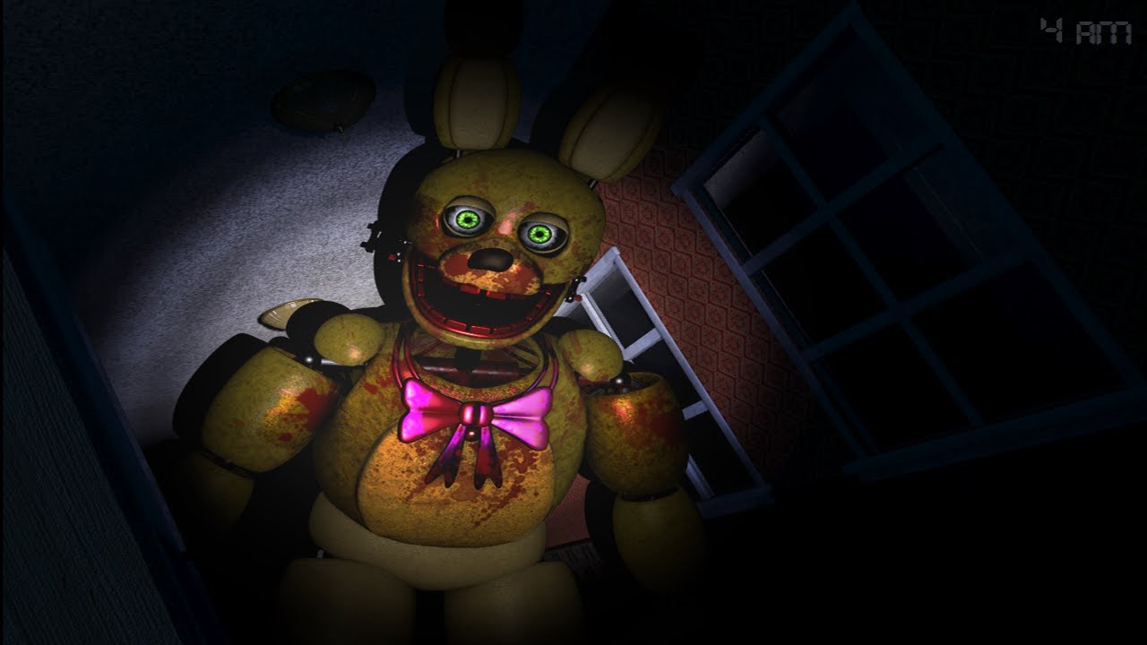 Spring Bonnie Committed The Bite Of 1983 FNaF 4 Mods YouTube