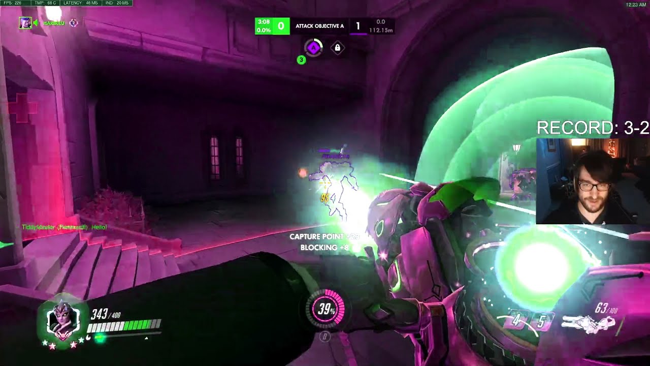 Harbleu #1 Zarya gameplay on King's Row! [ Overwatch Season 36 Top 500 ...