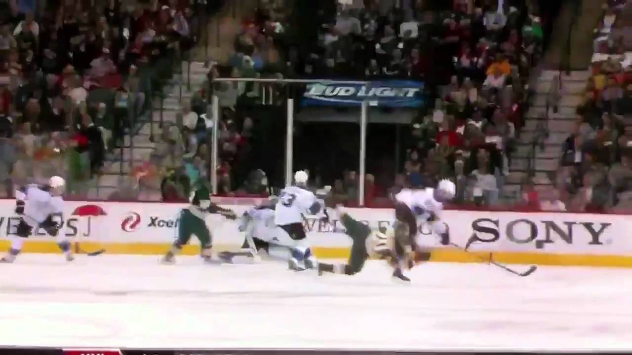 Dustin Brown hit (angle 3) - YouTube