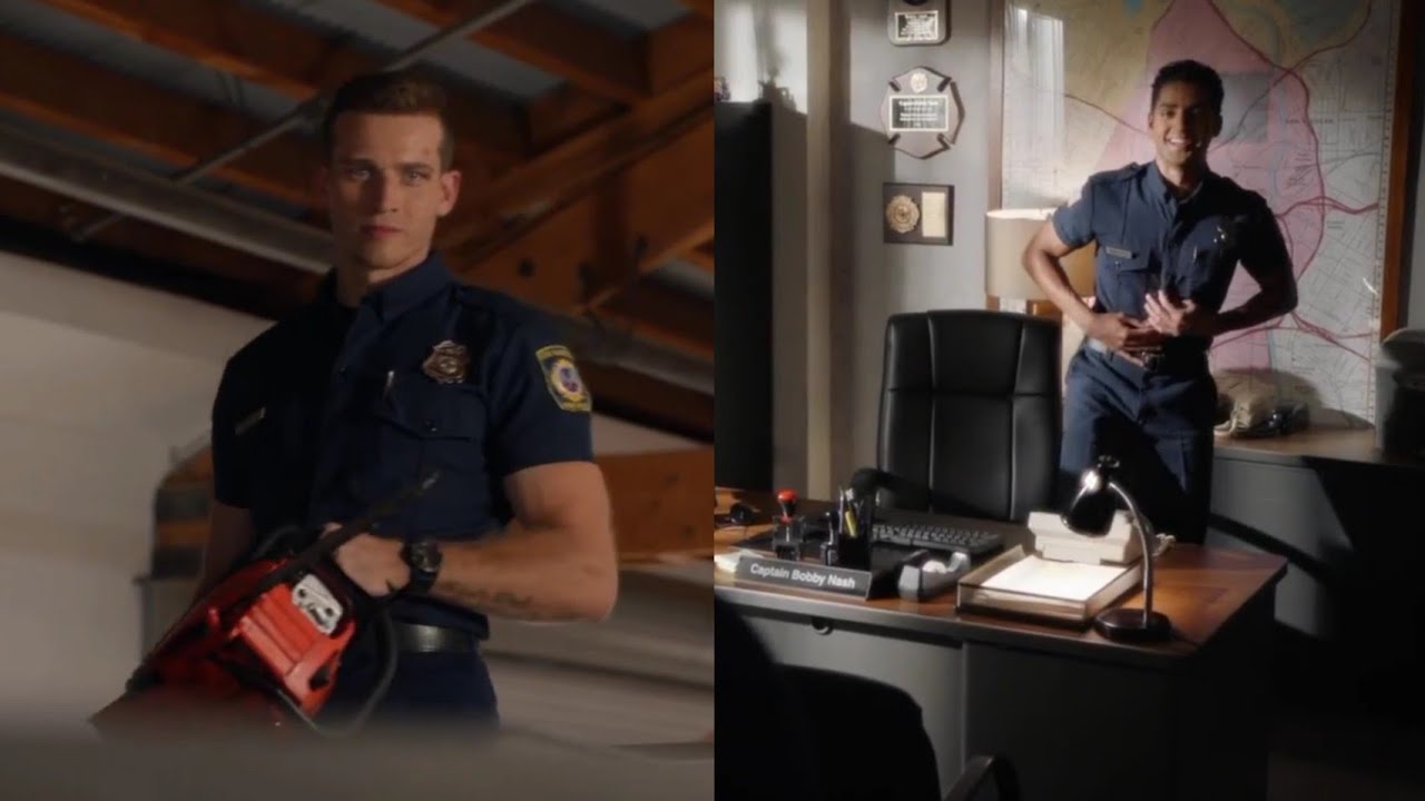 9-1-1 5x05 Ravi hiding from Buck - YouTube