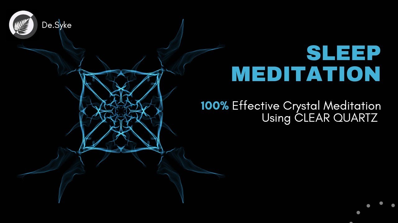 🧘10 min Relaxing Sleep Crystal Meditation| healing ambience music ...