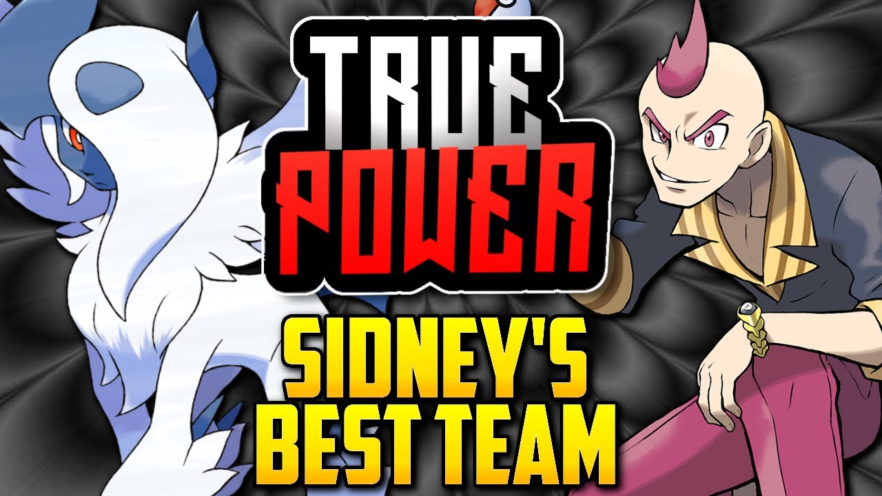 WHAT IS SIDNEY'S BEST POSSIBLE TEAM? Elite 4 Sidney's Evolution In The ...