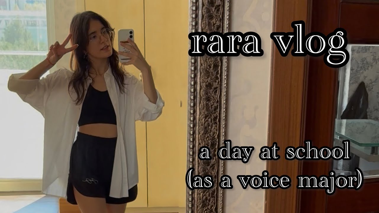rara vlog | eng | a voice major’s day at school - YouTube
