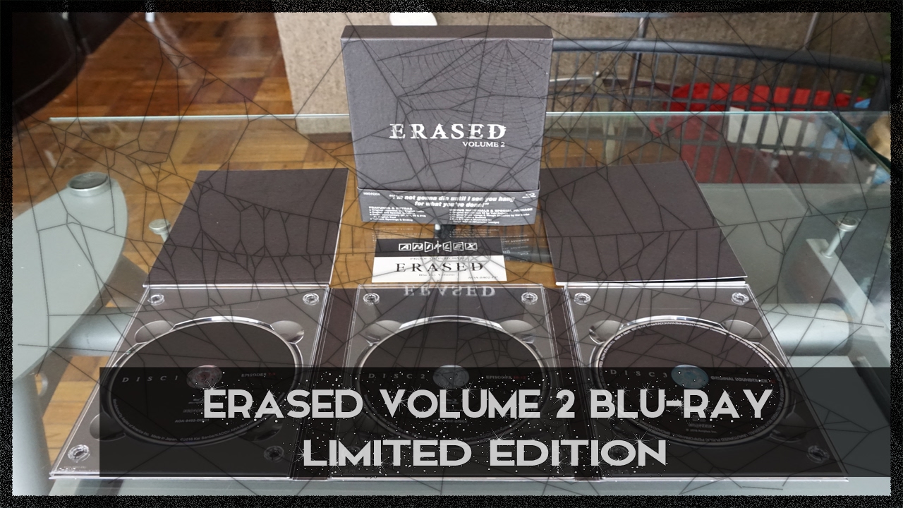 Anime Unboxing | Erased Volume 2 - Limited Edition (Blu-ray) 2017 - YouTube