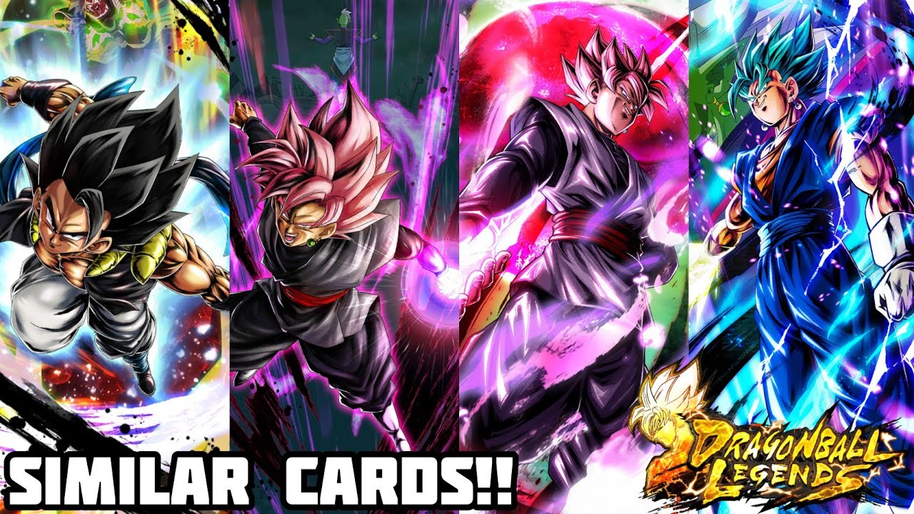 ALL SIMILAR CARDS ART COMPARISON 🔥!! [Dragon Ball Legends] - YouTube