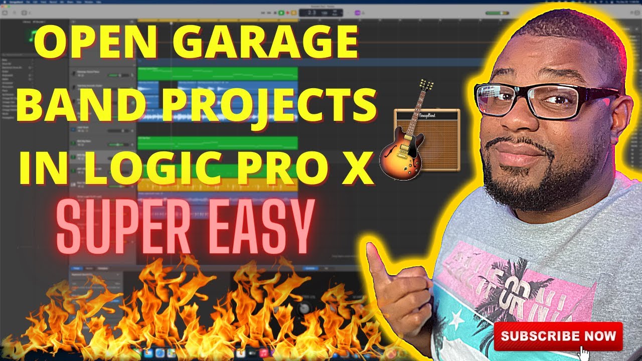 Open Garageband Projects in Logic Pro X - YouTube