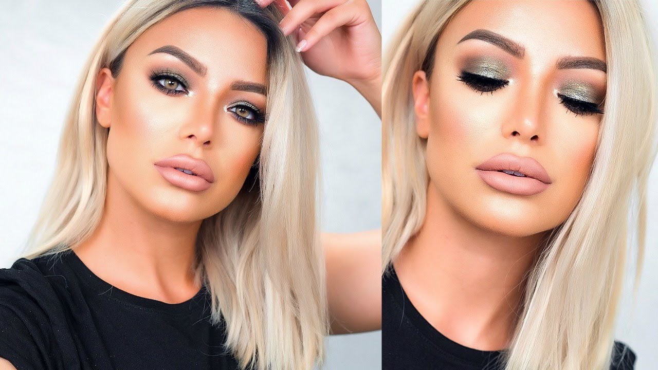 Soft Glam With Olive Tones - Dilan Sabah - YouTube