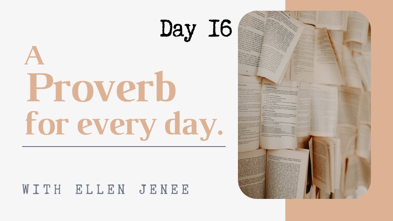Proverbs chapter 16 - YouTube