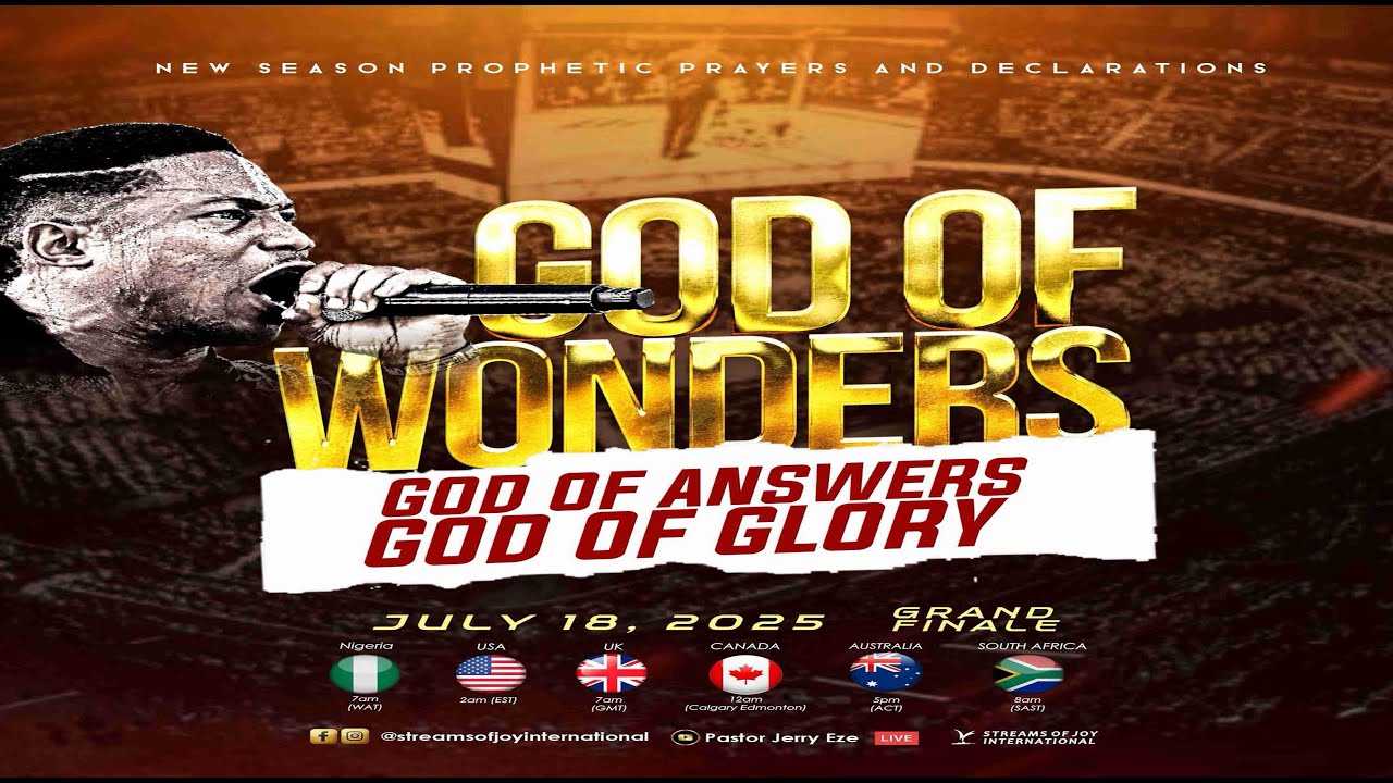 GOD OF WONDERS; GOD OF ANSWERS; GOD OF GLORY [DAY 5] || NSPPD || 18TH ...