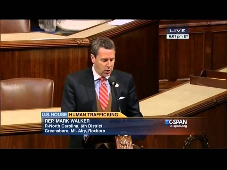 Rep. Mark Walker Joins his Colleagues in the Fight to End Human ...