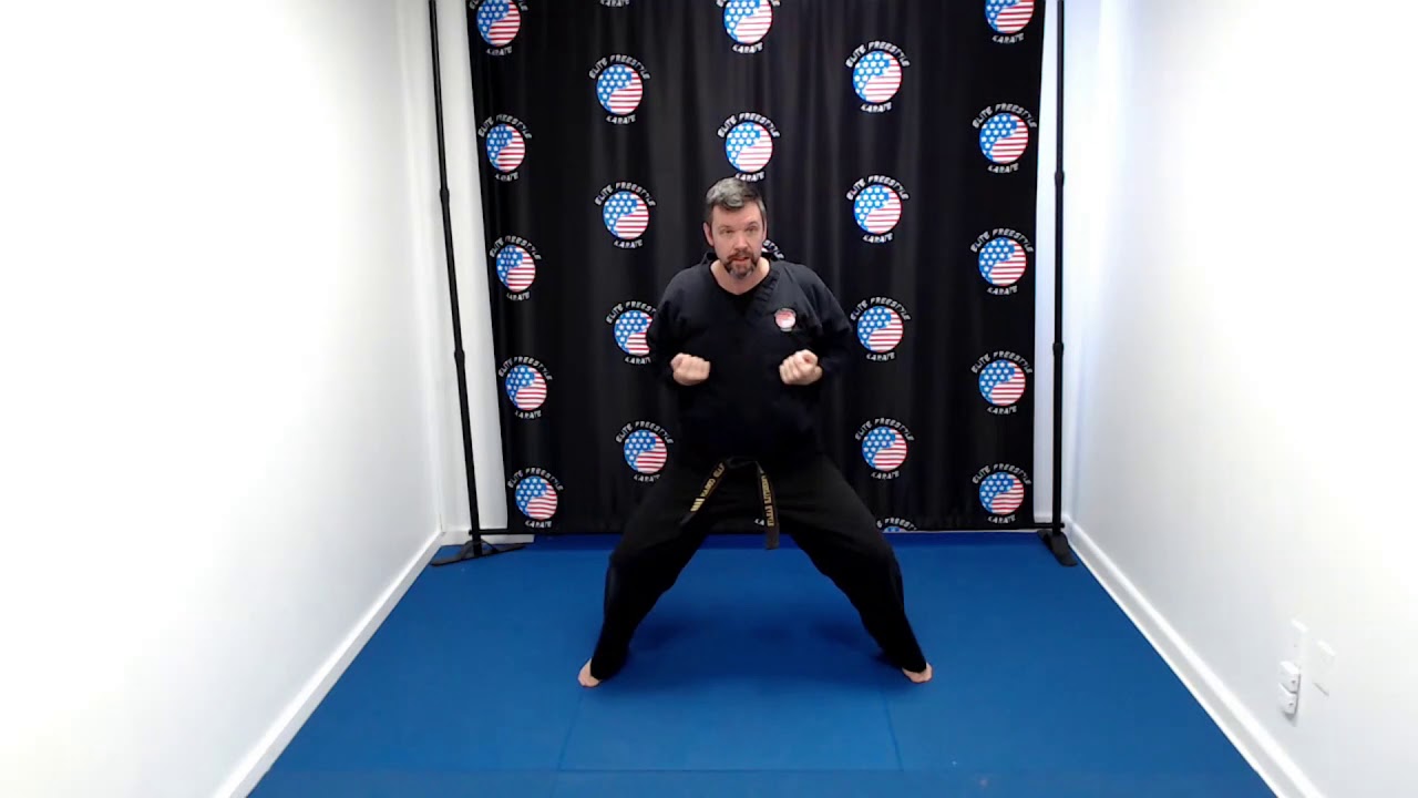 Holiday Novice Class with Sensei Craig (Kata Practice) - YouTube