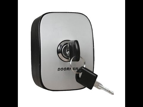 Ключ-кнопка для открытия ворот и шлагбаумов DoorHan Key Switch - YouTube