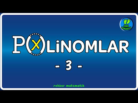 Polinomlar 3  |  Eşit Polinomlar Polinom Fonksiyon  |  Rehber Matematik #bebekadımları #öğrenbitsin