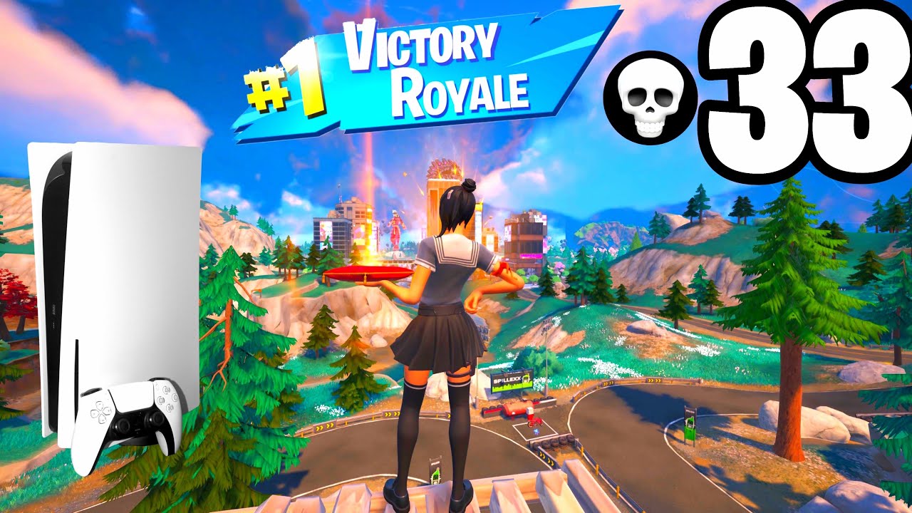 Tsuki Skin Gameplay: 33 Kill Zero Build Solo Squad Win in Fortnite Ch ...