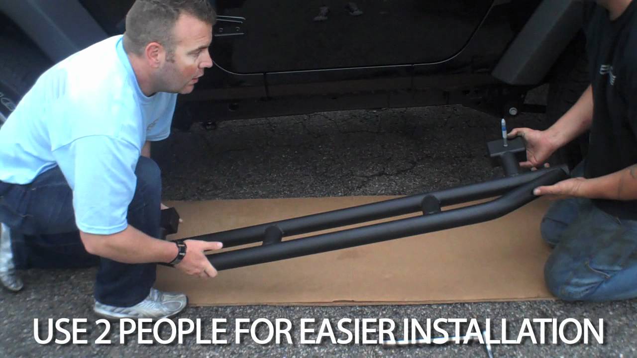 How to Install ACE JK Jeep Rock Sliders - YouTube