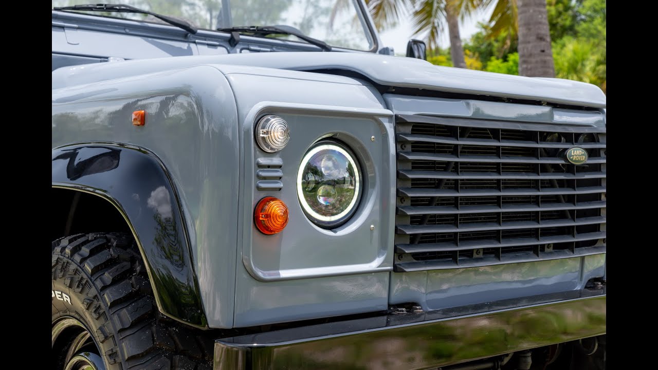 Defender 110 1996 Nardo Gray - YouTube