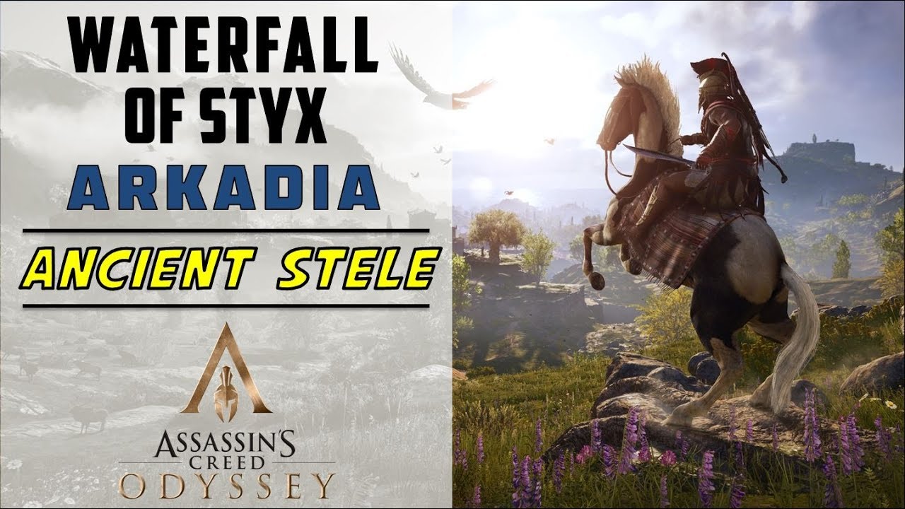 Waterfall of Styx, Arkadia | Ancient Stele & Loot Treasure Location ...