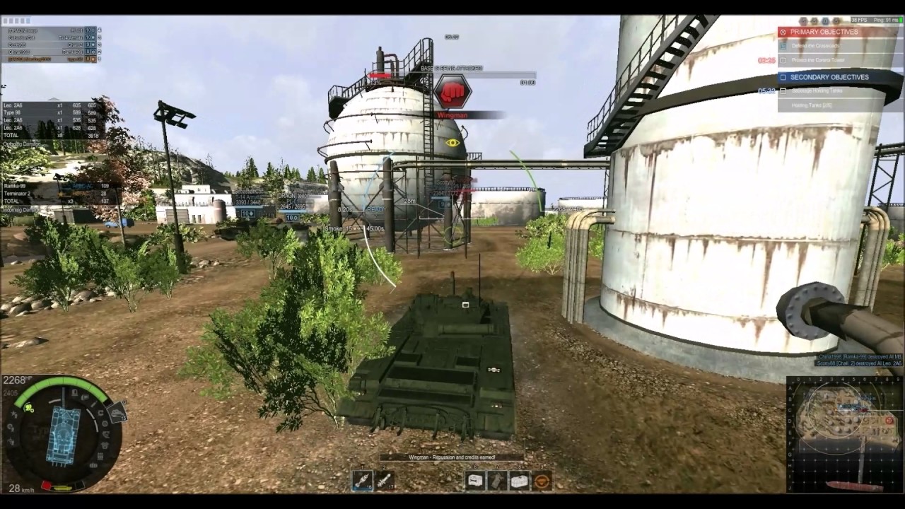 Tier 8 Chinese Type 98 MBT Red Opossum - YouTube