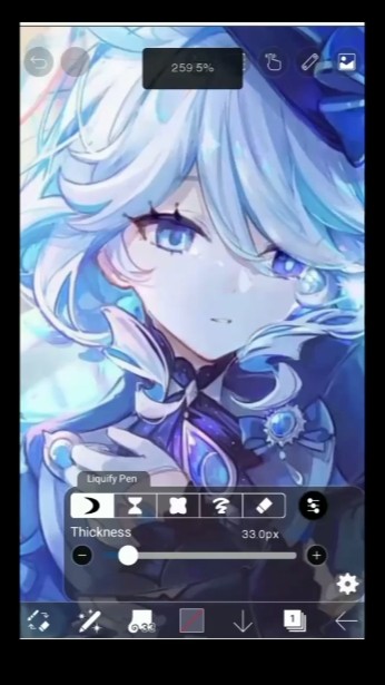 This tool is so cool on ibispaint#art#animation#shorts #digitalart - YouTube