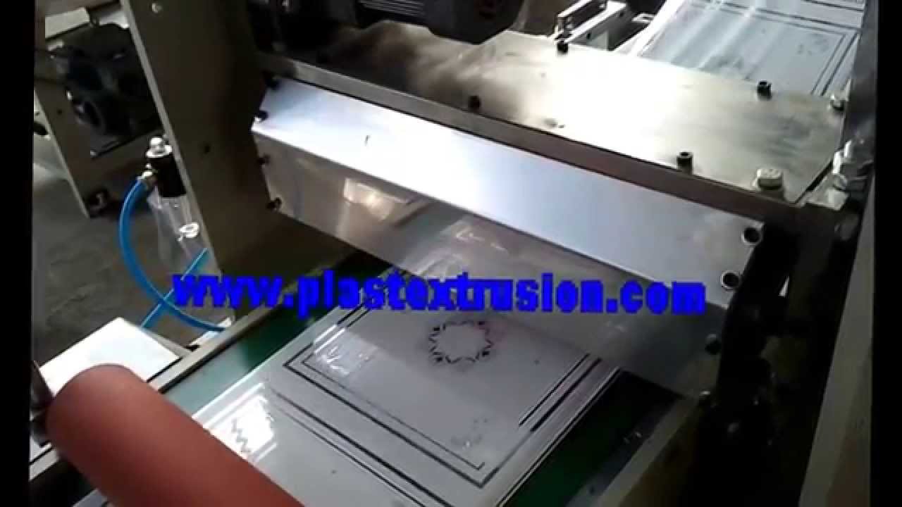 PVC Ceiling panel Hot stamping machine - YouTube