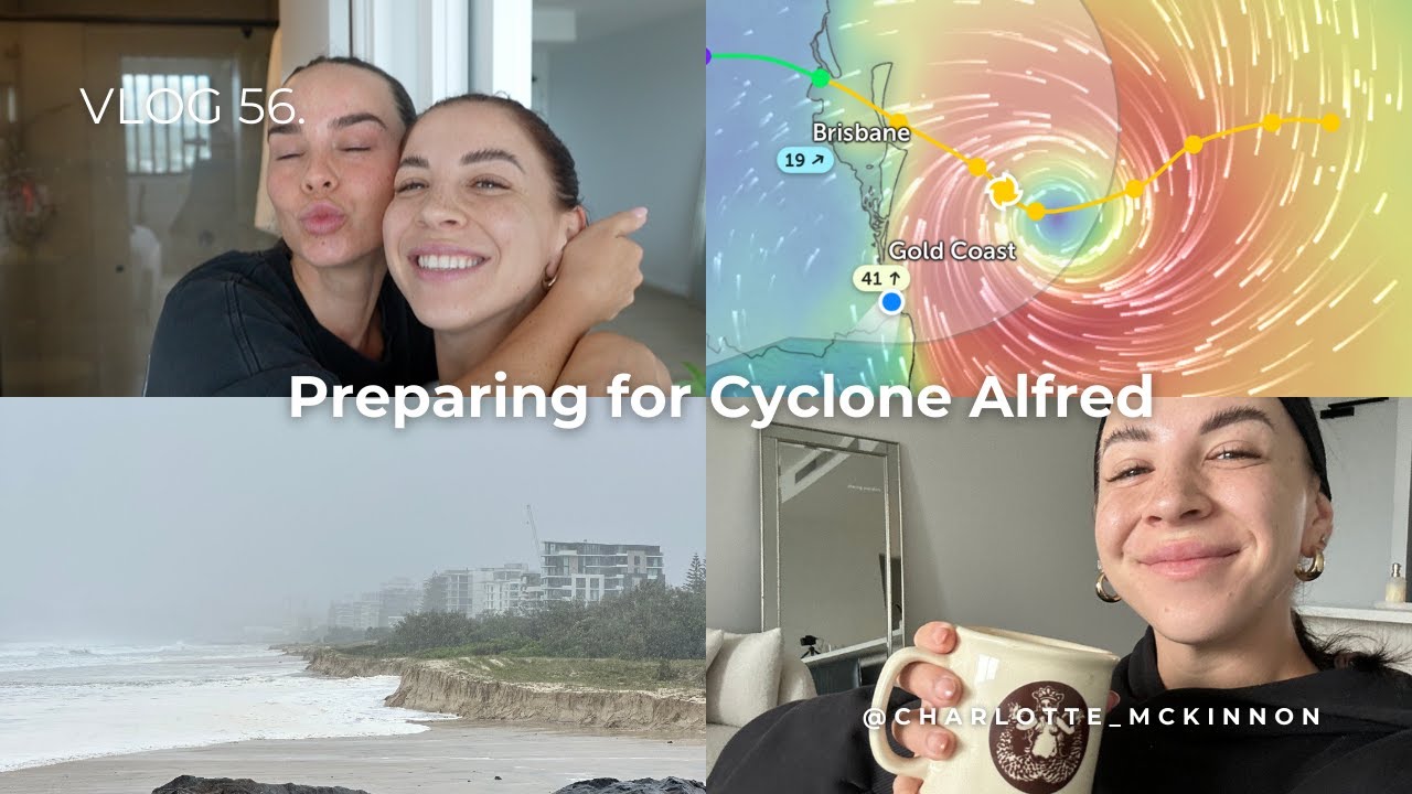 the week Cyclone Alfred hits the Gold Coast, prepare with me, this was ...