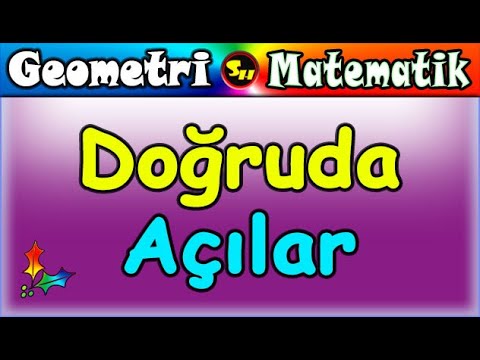 Doğruda Açılar - Geometri Matematik