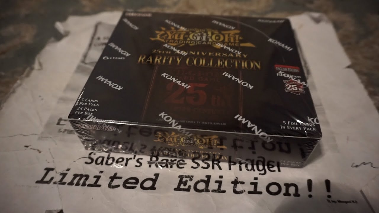 Yu-Gi-Oh! 25th Anniversary Rarity Collection Booster Box Unboxing - YouTube