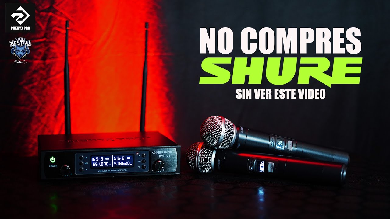¡El Mejor MICRÓFONO Profesional asequible! (2025): PHENYX PRO PTU 71 ...