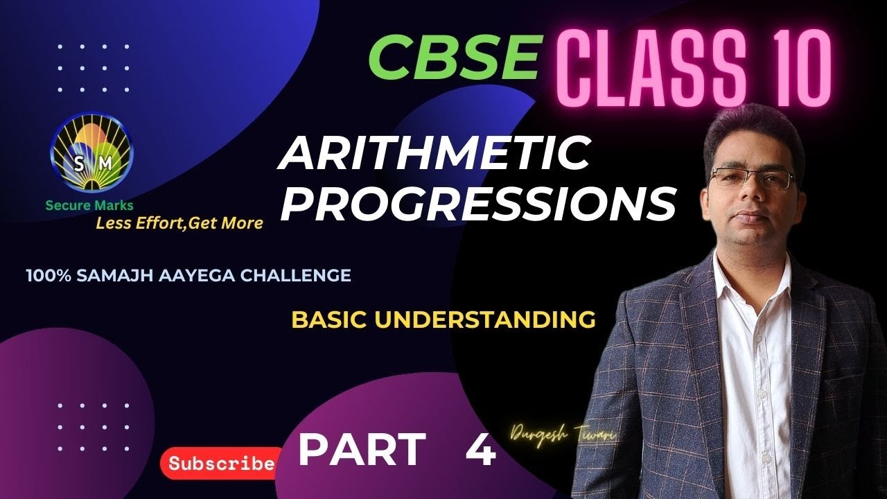 Arithmetic Progressions chapter 5 class 10 cbse AP class 10 part 4 ...